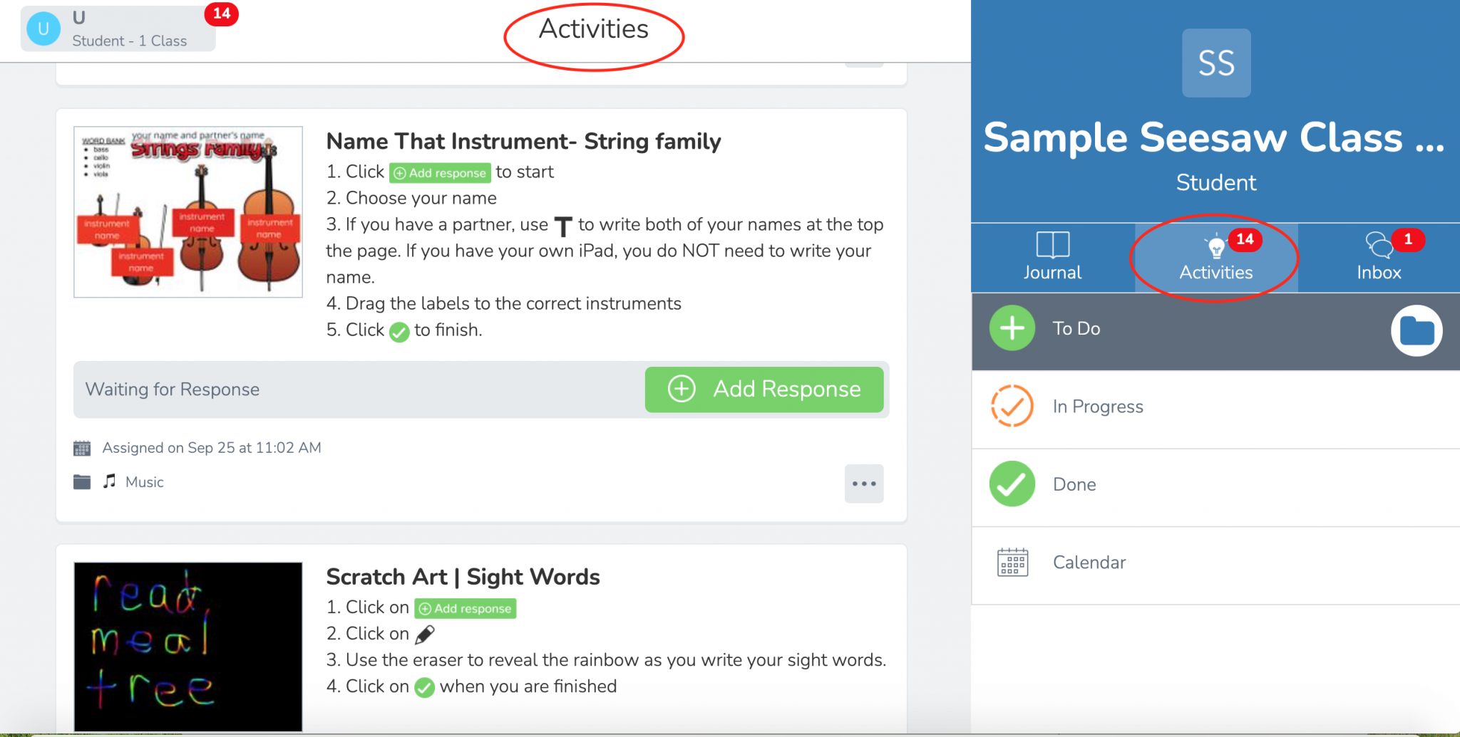 Draft an Assignment then Submit – Surviving Seesaw – You got this!