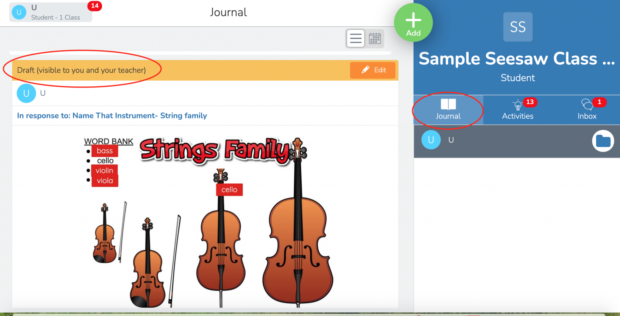 Draft an Assignment then Submit – Surviving Seesaw – You got this!